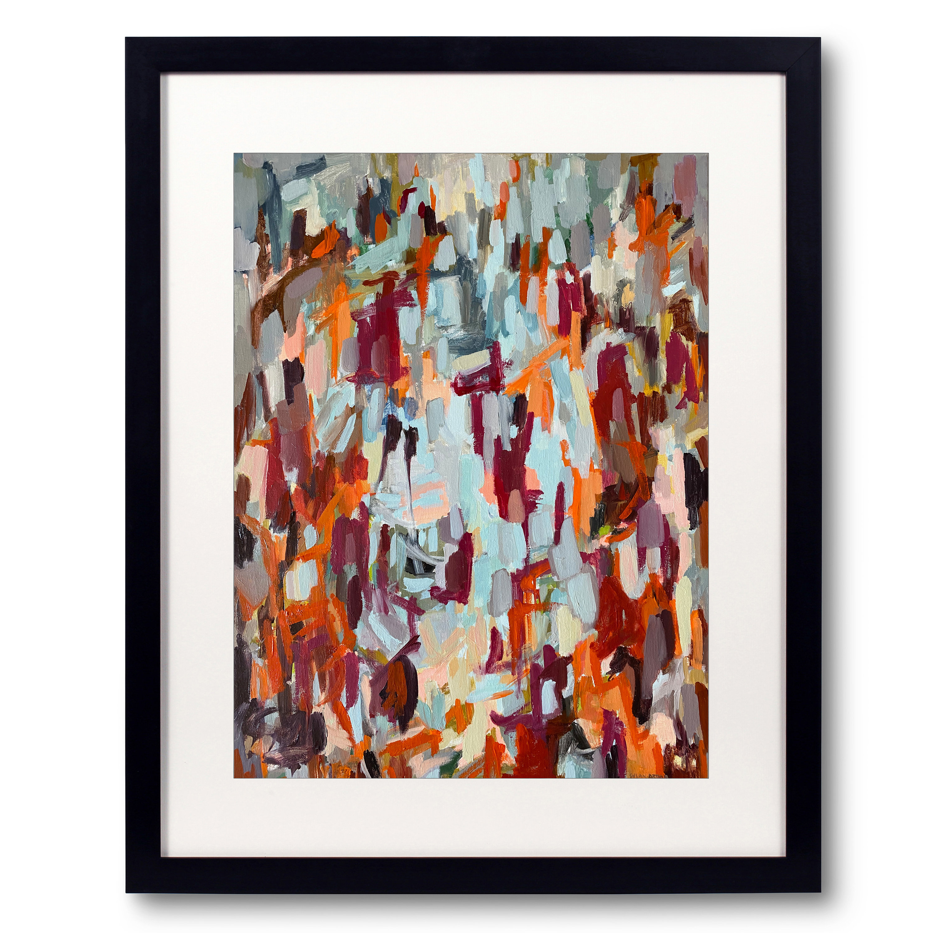 Made & Curated Storm by Susan Arthur - Picture Frame Painting on Paper ...