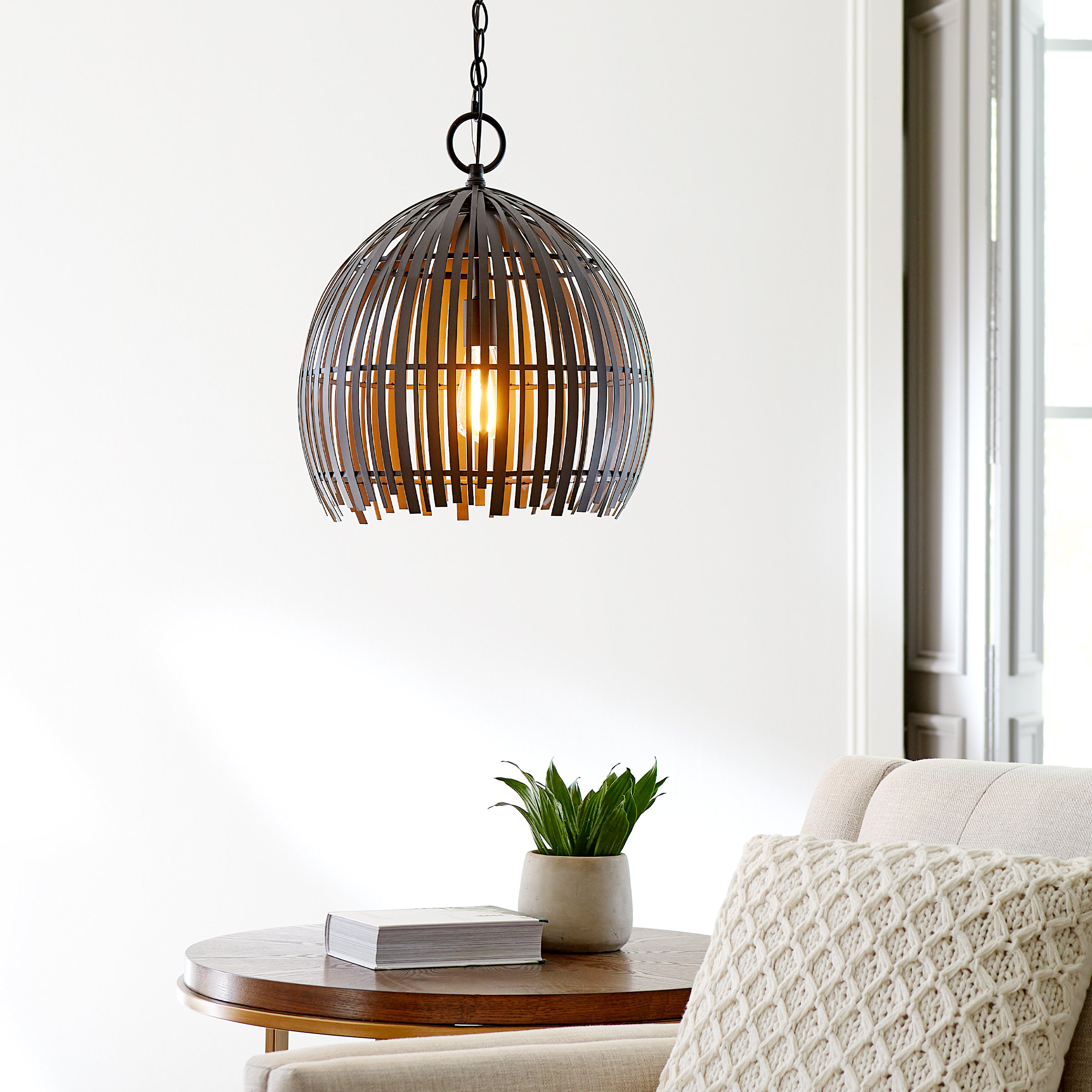 Visual Comfort Studio Hanalei 1 - Light Single Dome Pendant "& Reviews ...