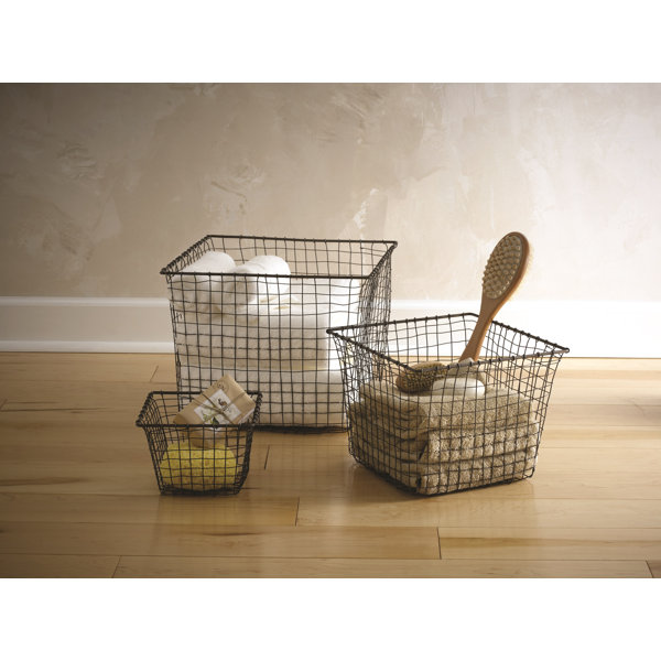 Rebrilliant Ivanka Metal General Basket & Reviews | Wayfair