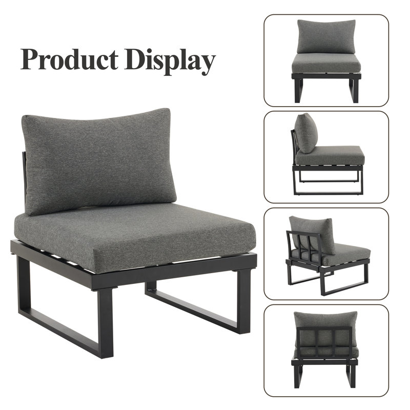 Latitude Run® Ireona 5 - Person Outdoor Seating Group with Cushions ...