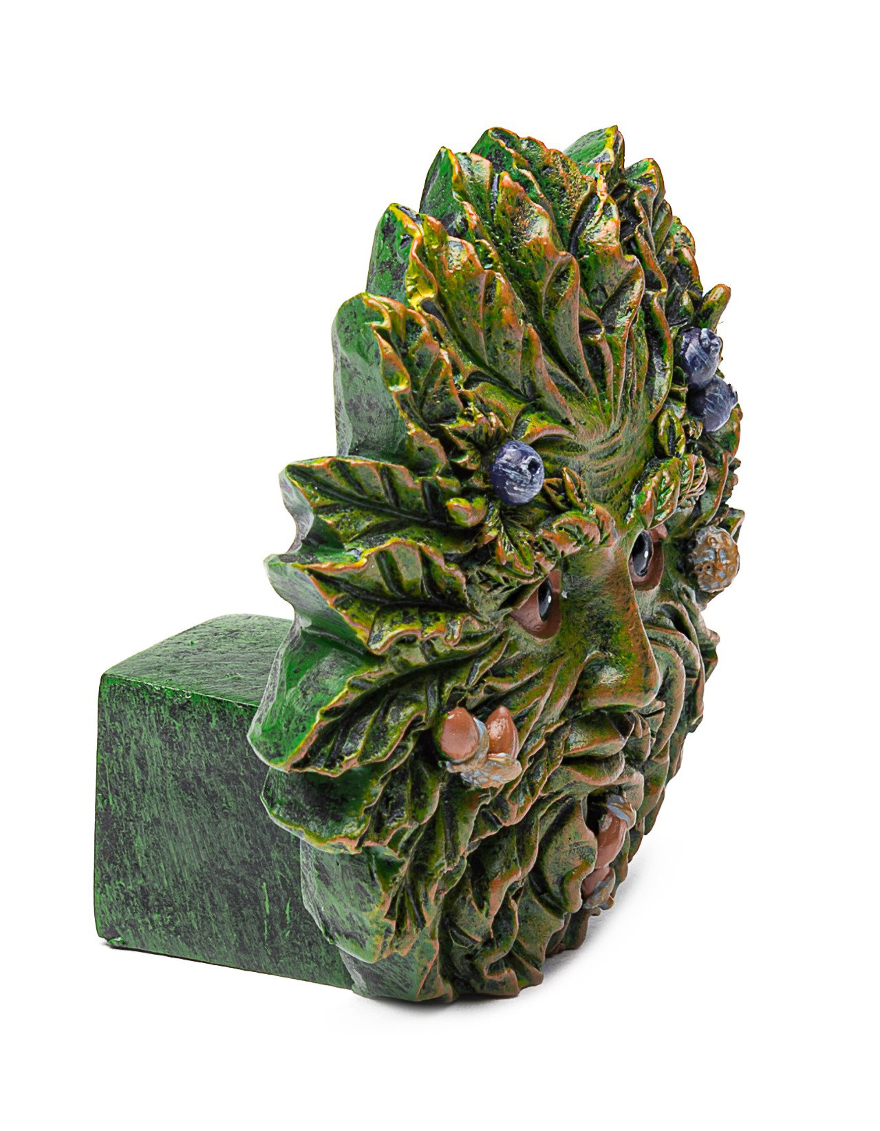Jardinopia Green Man Woodland Figure Bronze Coloured Planter Feet In ...