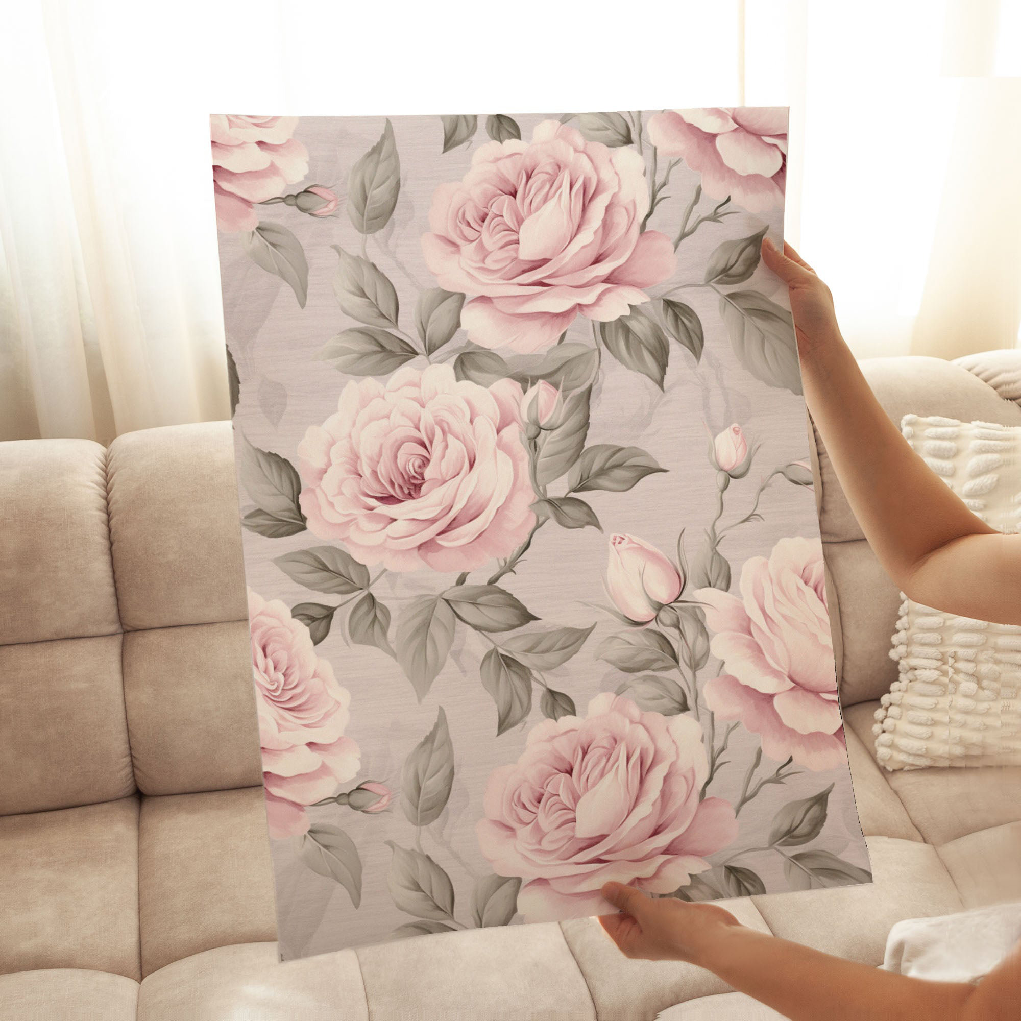 Winston Porter Floral Luxe Shabby Chic Roses IV Cottage Unframed Art ...