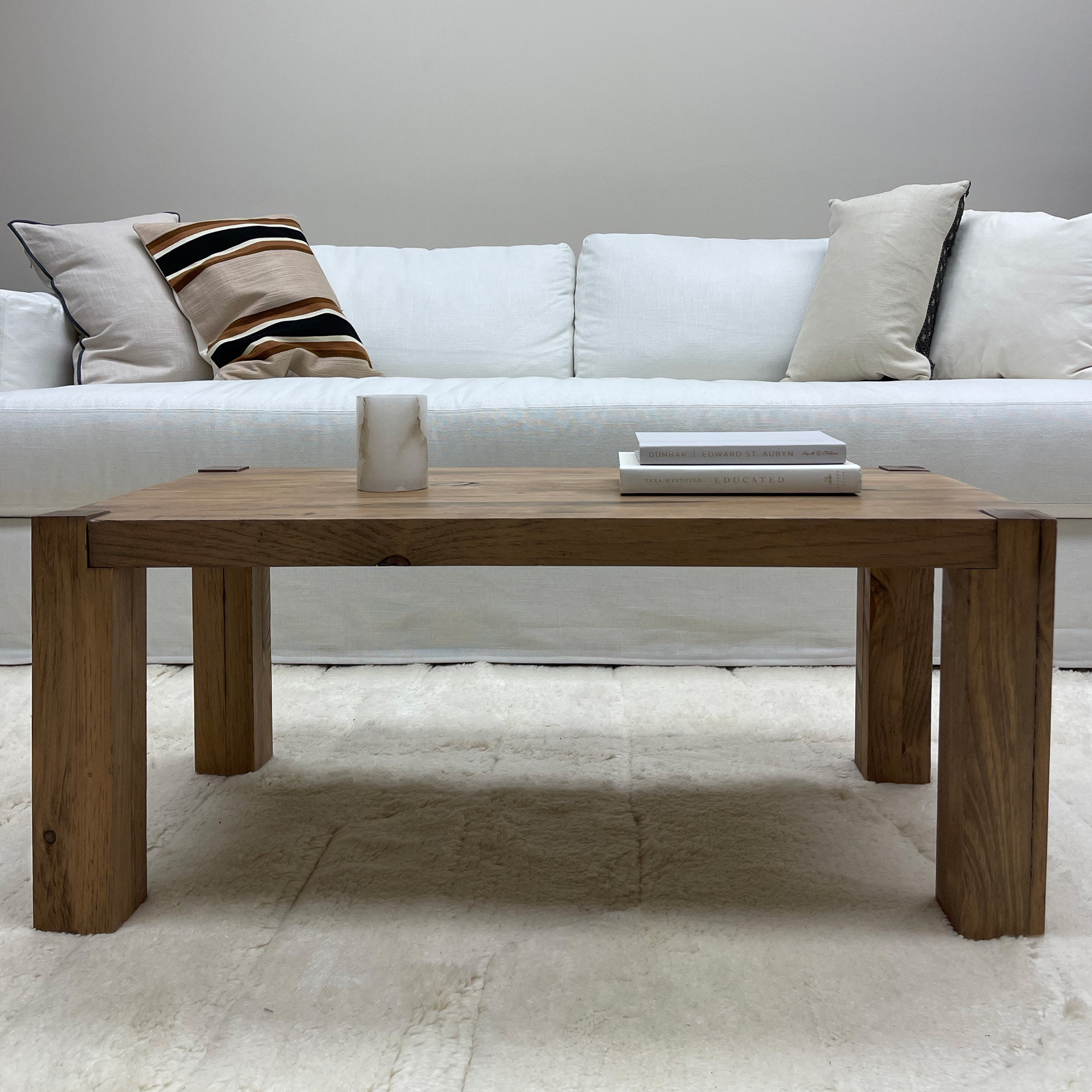 Millwood Pines Solid Wood Rustic Coffee Table - Wayfair Canada