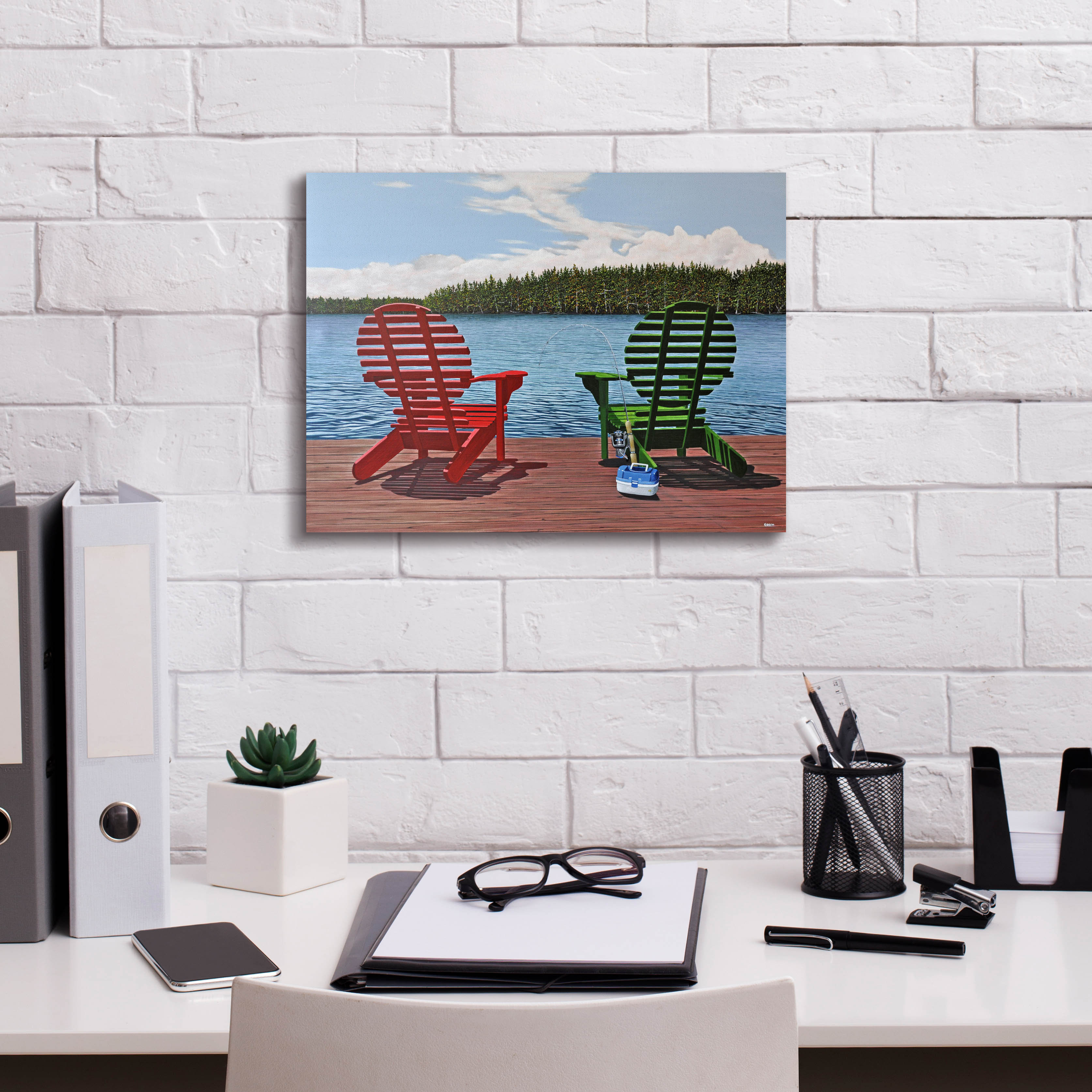 Epic Graffiti 'Dockside' by Kenneth M Kirsch Canvas Wall Art, 16" x 12 ...
