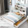 Latitude Run® Pilypas Bookcase Bed | Wayfair