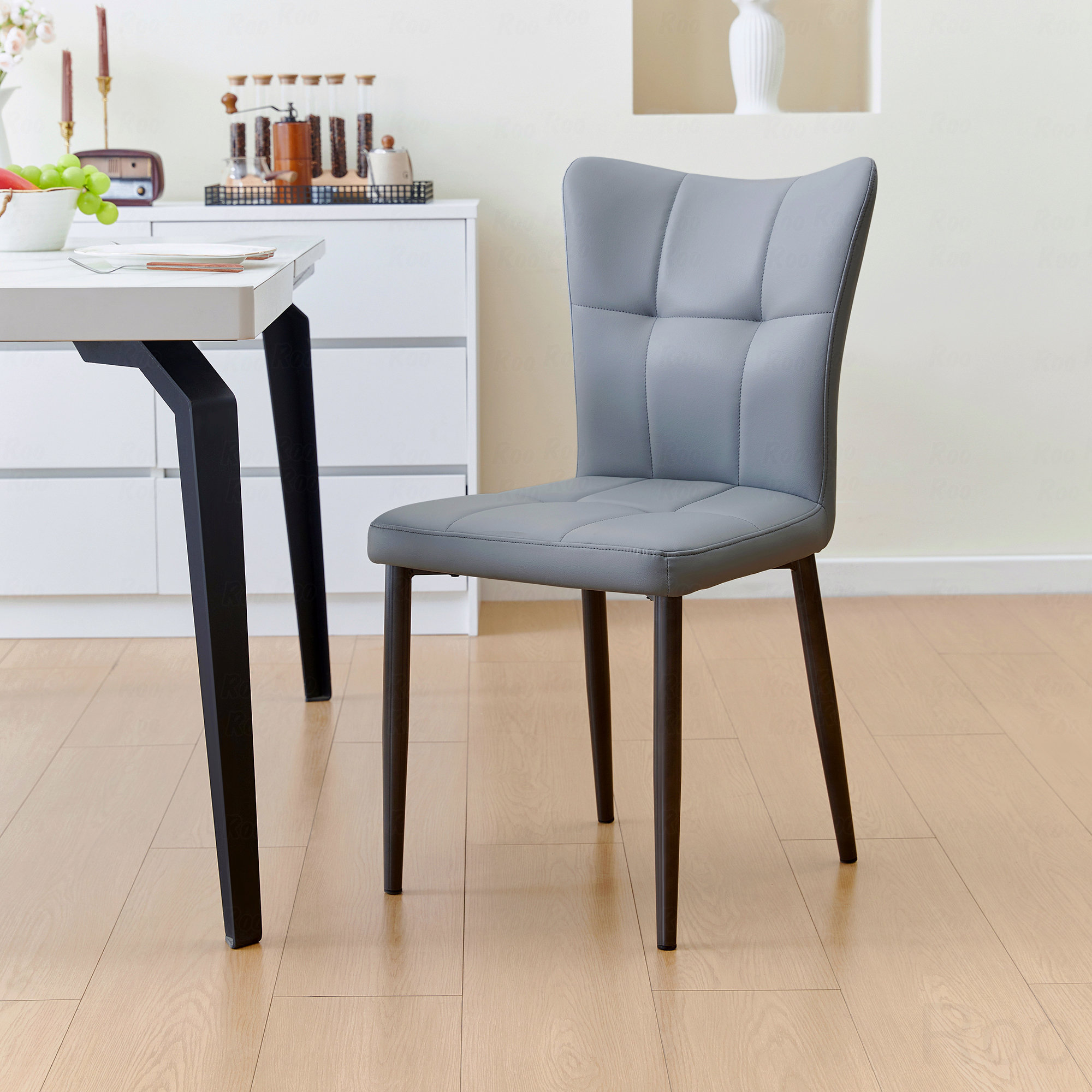 Red Barrel Studio® Set Of 2 High-Back Dining Chairs With Ergonomic ...