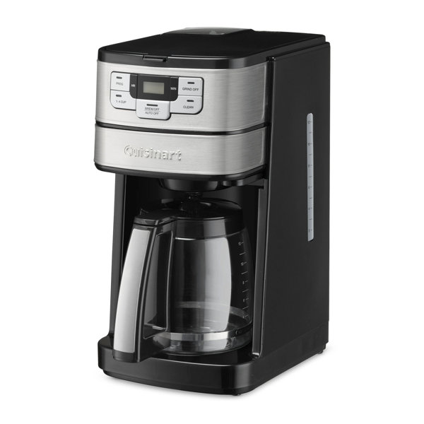 Cuisinart Automatic Grind and Brew 12-Cup Coffeemaker with 1-4 Cup ...