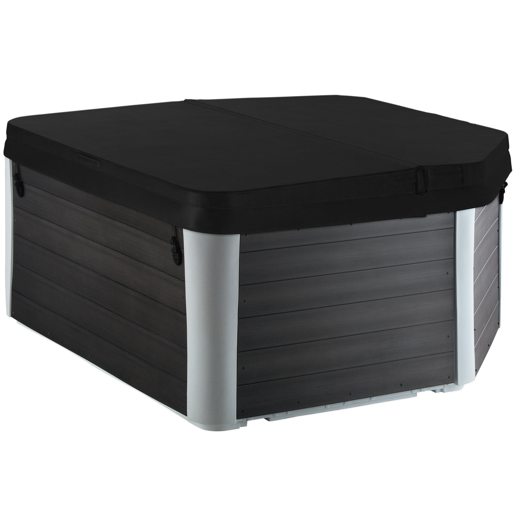 HYDROLUXE SPAS Tahiti Hot Tub 4-Person Lounger, 22 SS Jet, 110V/230V ...