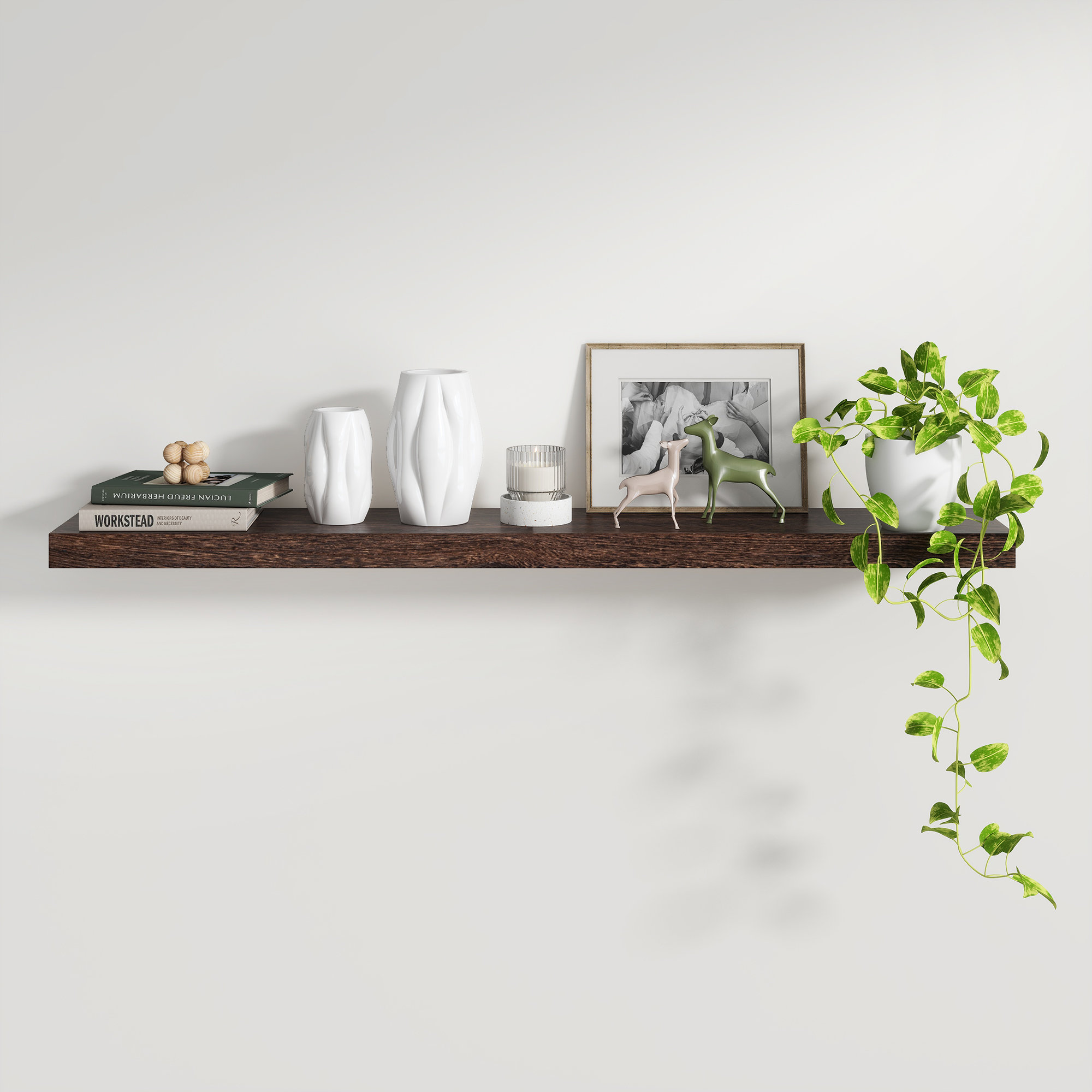 Latitude Run® Avnish Solid Wood Floating Shelf & Reviews | Wayfair