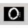 Bright Star Never Ending Circle White On Black - Single Picture Frame ...