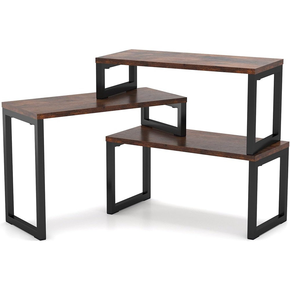 Inbox Zero Desk Shelf, 3 Tier Desk Shelves For Top Of Desk, Adjustable ...