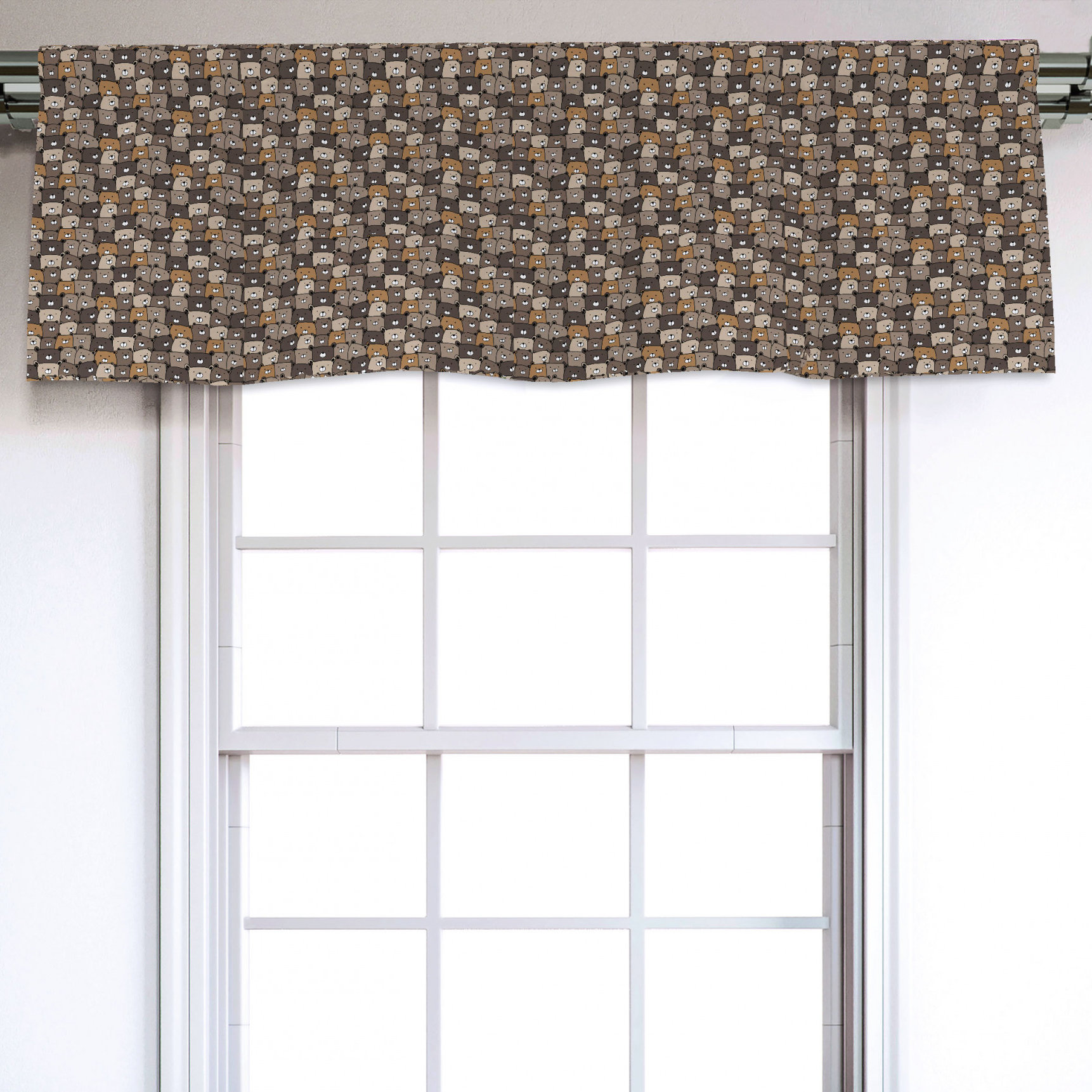 East Urban Home Doodle 54" Window Valance | Wayfair