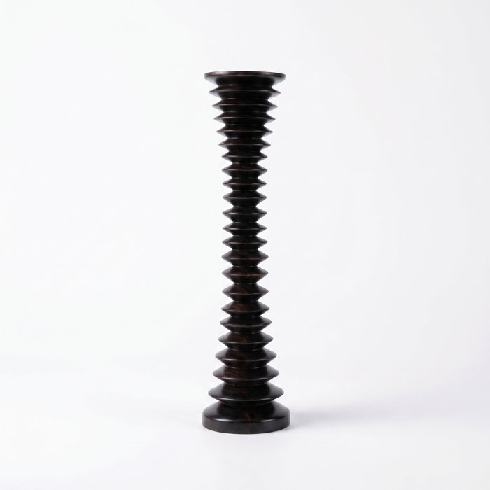 Outpost Original Ebony Wood Taper Candle Holder | Perigold