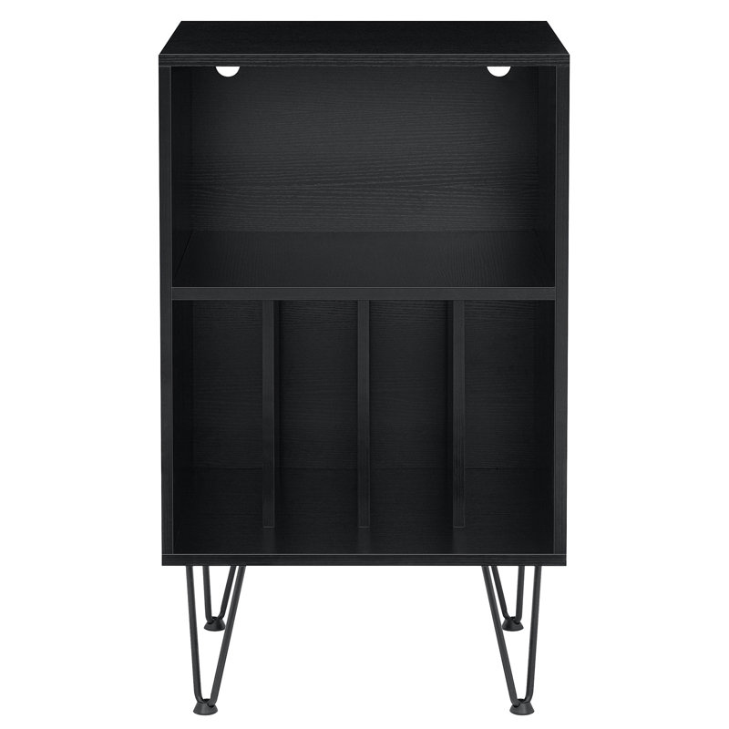 George Oliver Audio Rack with LED Lights & Reviews | Wayfair