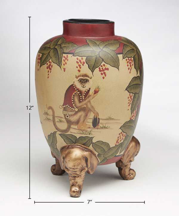 AA Importing Monkey Table Vase & Reviews | Wayfair