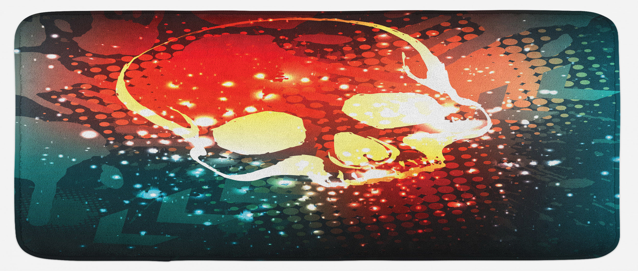 East Urban Home Skull Kitchen Mat | Wayfair