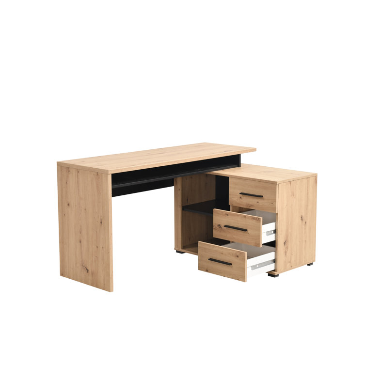 Latitude Run Kyreem 137.5Cm W Rectangular Computer Desk | Wayfair.co.uk