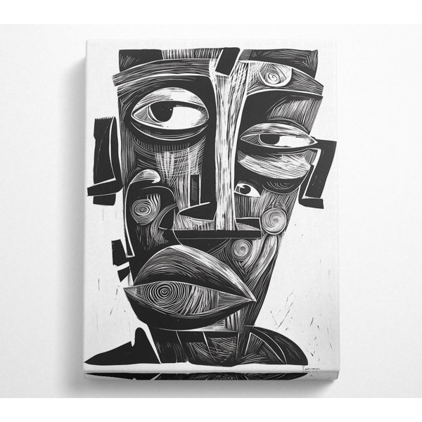 Latitude Run Basquiat Abstract - No Frame Print on Canvas | Wayfair.co.uk