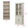 Red Barrel Studio® Elegant Multi-Shelf Glass Door Bookcase With Cabinet ...