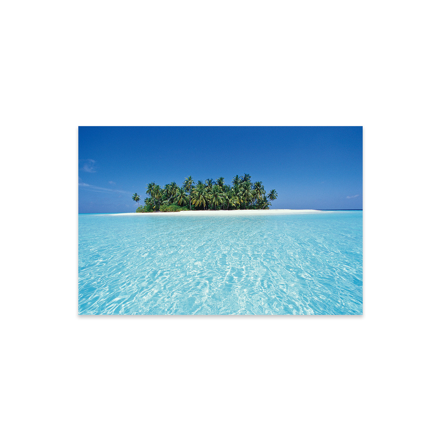 Highland Dunes Île tropicale non habitée, Atoll Ari, République des ...