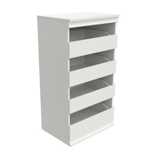 ClosetMaid Modular Storage 21.38" W Drawer Unit with 4 Drawers ...