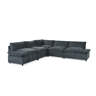 Latitude Run® Modular Deep Gray Sectional Sofa with Durable Polyester ...