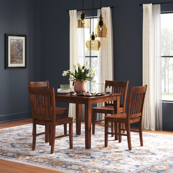 Three Posts™ Gazaway Rubberwood Dining Set & Reviews | Wayfair