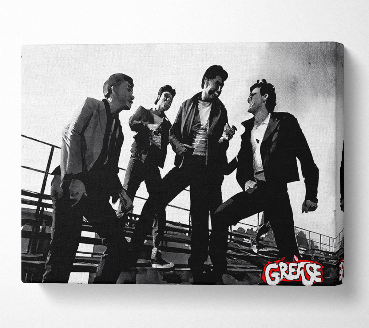 Bright Star Grease T-Birds - Wrapped Canvas Art Prints | Wayfair.co.uk