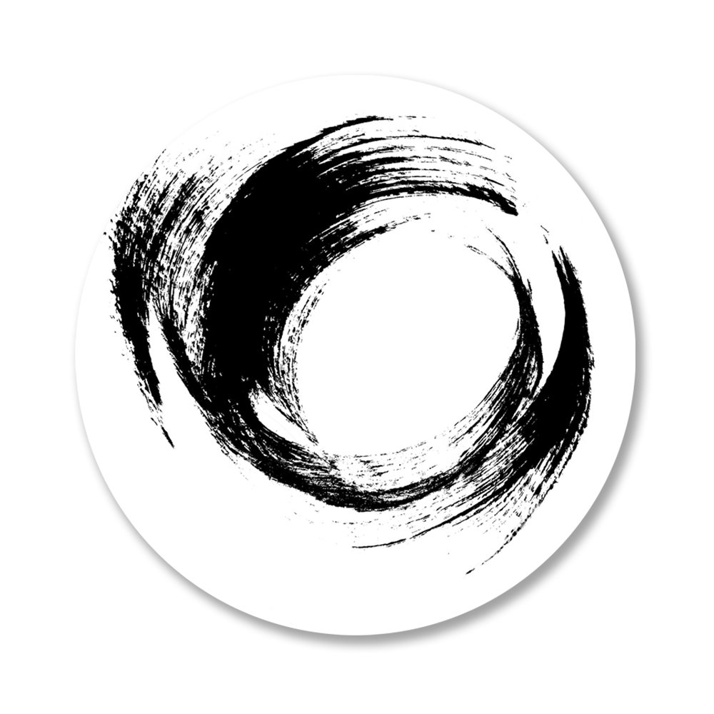 DecorumBY Abstract Art Circular Life Painting on Round | Perigold