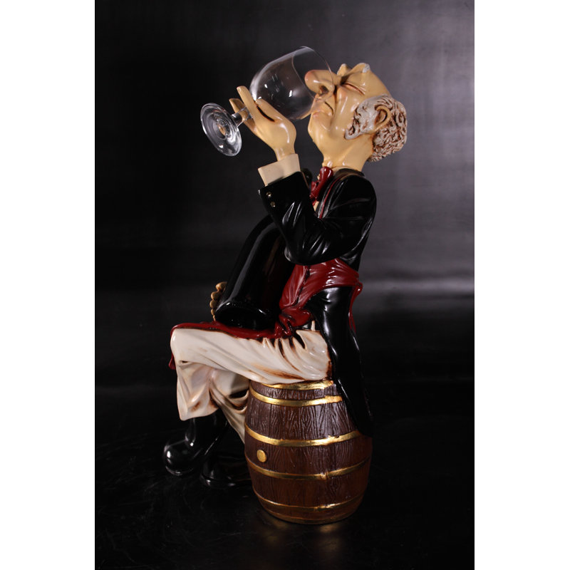 Bloomsbury Market Sitting Connoisseur On Barrel | Wayfair