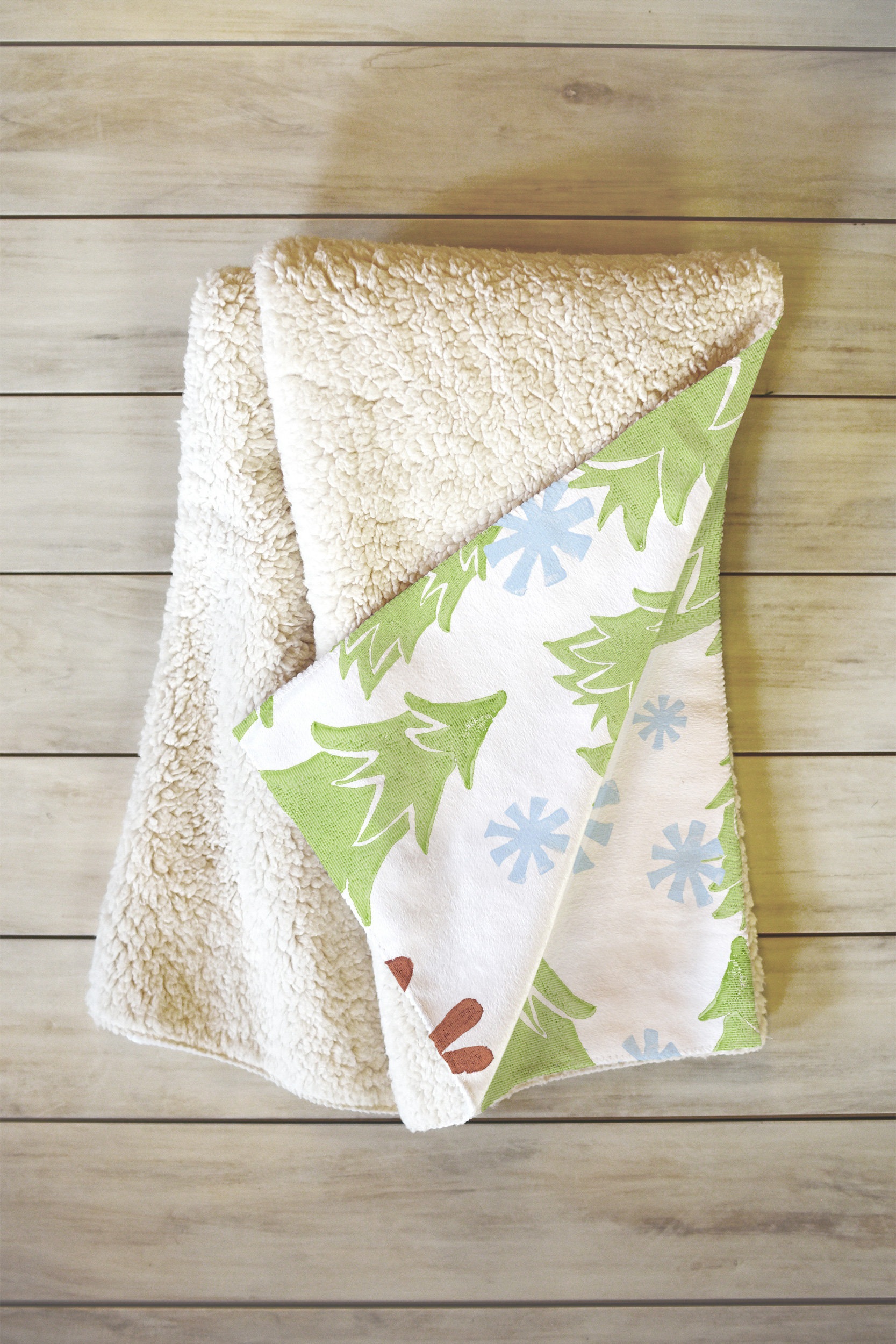 Deny Designs Dash and Ash Best Bros from the North Pole Throw | Wayfair