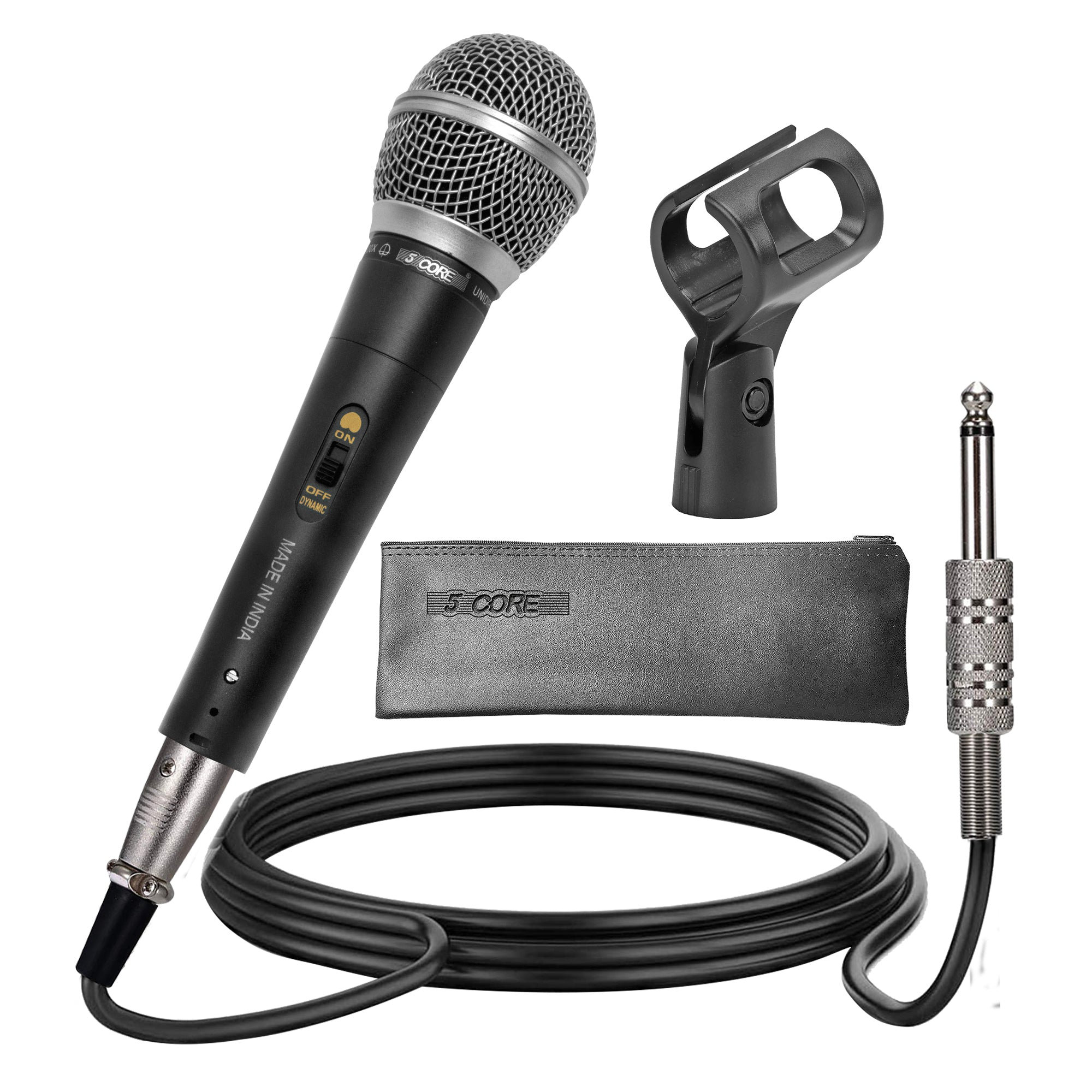 5 CORE 5 Core Mic Karaoke Dynamic Handheld XLR Microphone Professional ...