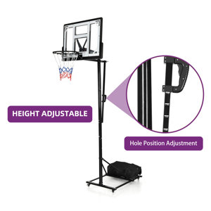 Balconera 12.5Ft Easy Adjustable Basketball Hoop | Wayfair