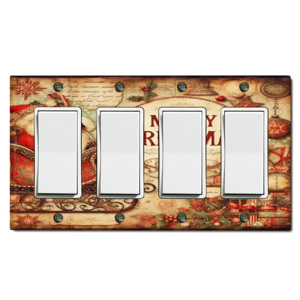 WorldAcc Santa Claus Merry Christmas Biege Nature Themed 4 - Gang ...