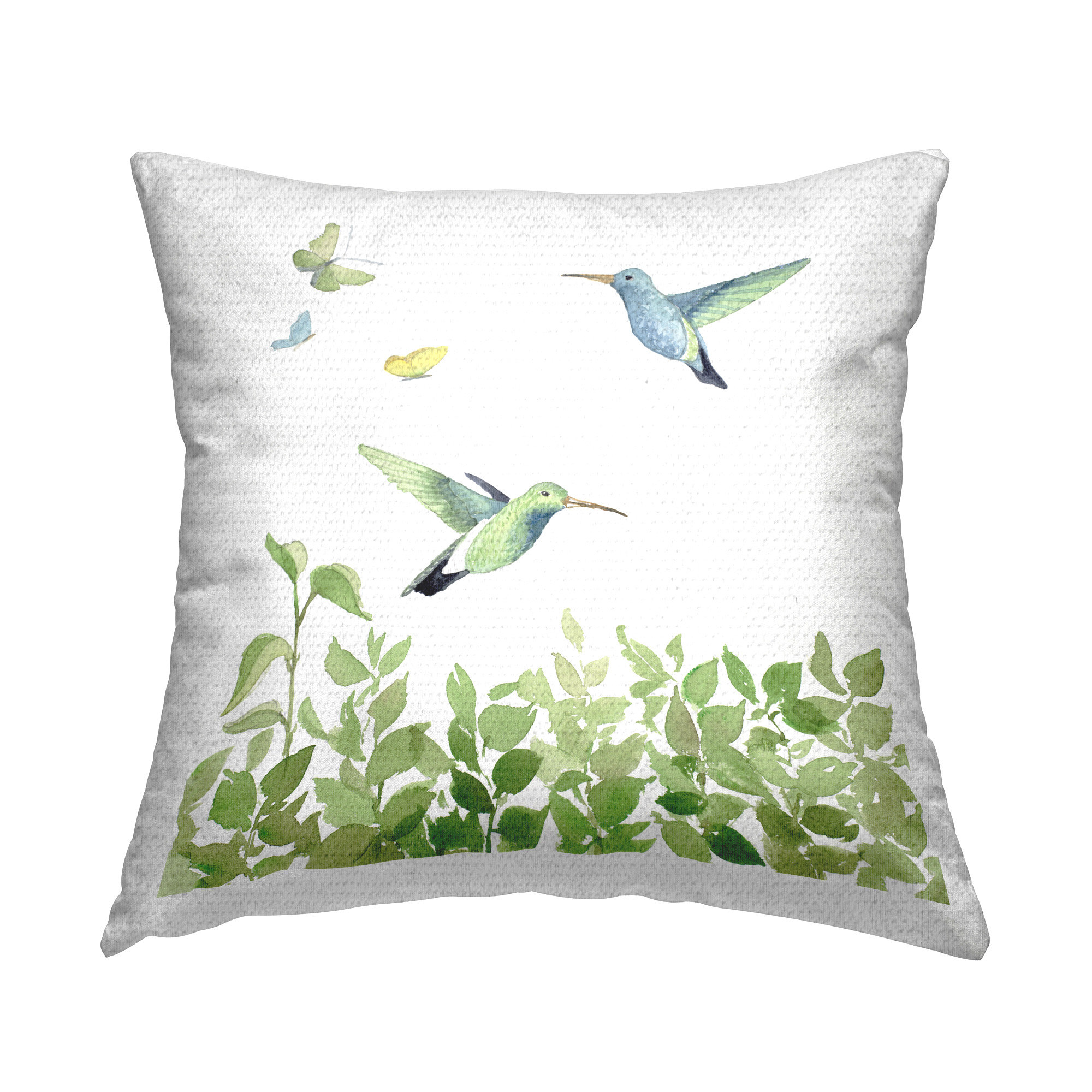 Stupell Industries Spring Hummingbirds Scene Printed Outdoor Throw ...