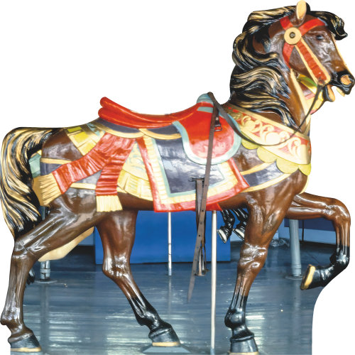 Wet Paint Printing SP13531 Asbury Park NJ Carousel Horse Cardboard ...