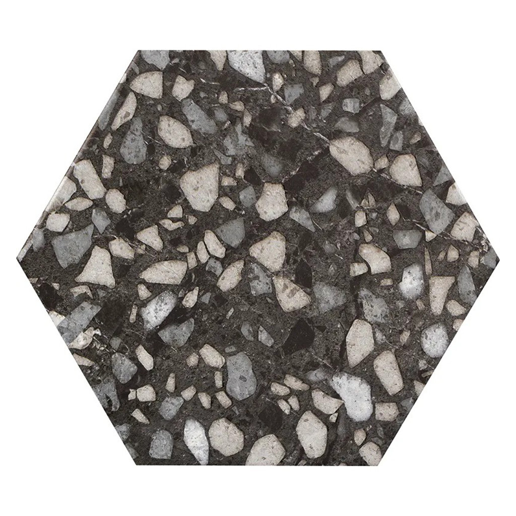 Apollo Tile Zenith 9 X 11 In. Matte Porcelain Hexagon Wall And Floor ...