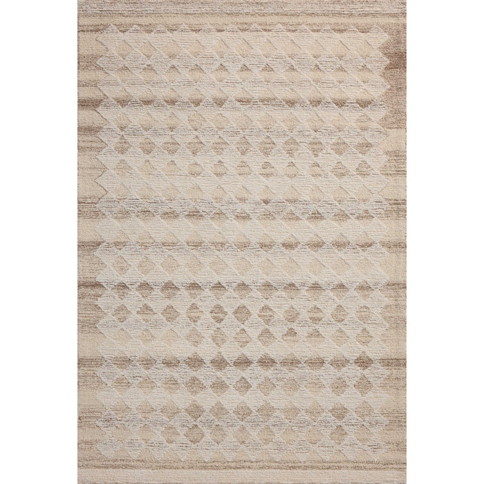 Magnolia Home by Joanna Gaines x Loloi Rae Natural / Ivory Area Rug ...