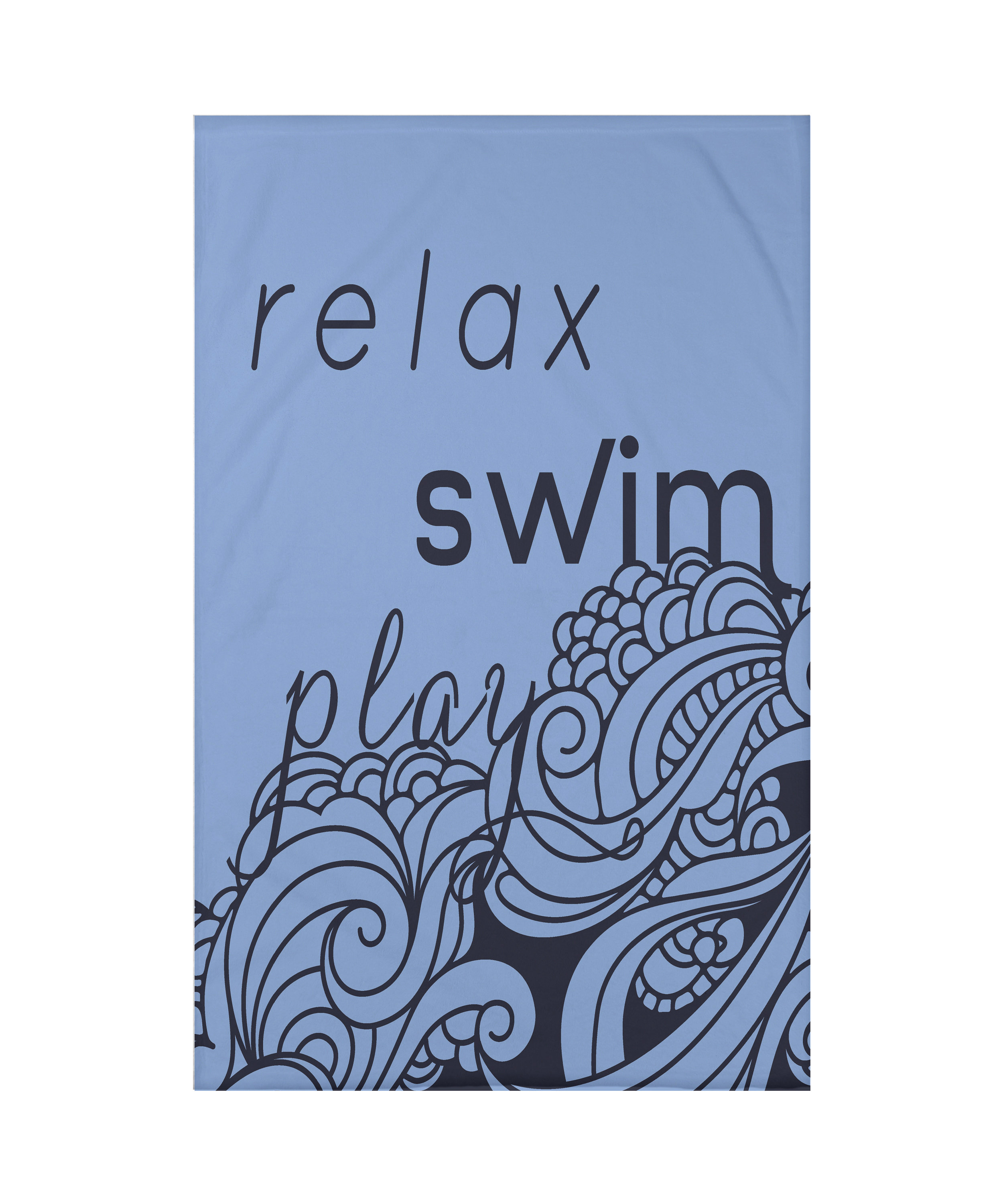 Bay Isle Home™ Mellow Mantra Word Fleece Throw | Wayfair