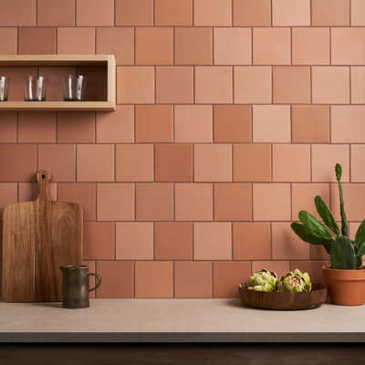 orange metro tile