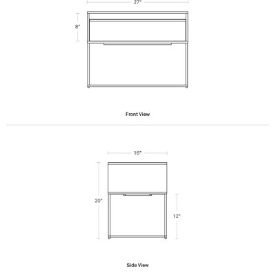 Blu Dot Rule Nightstand | Wayfair