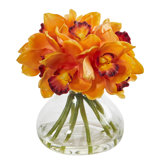 Orange Faux Flowers You'll Love | Wayfair