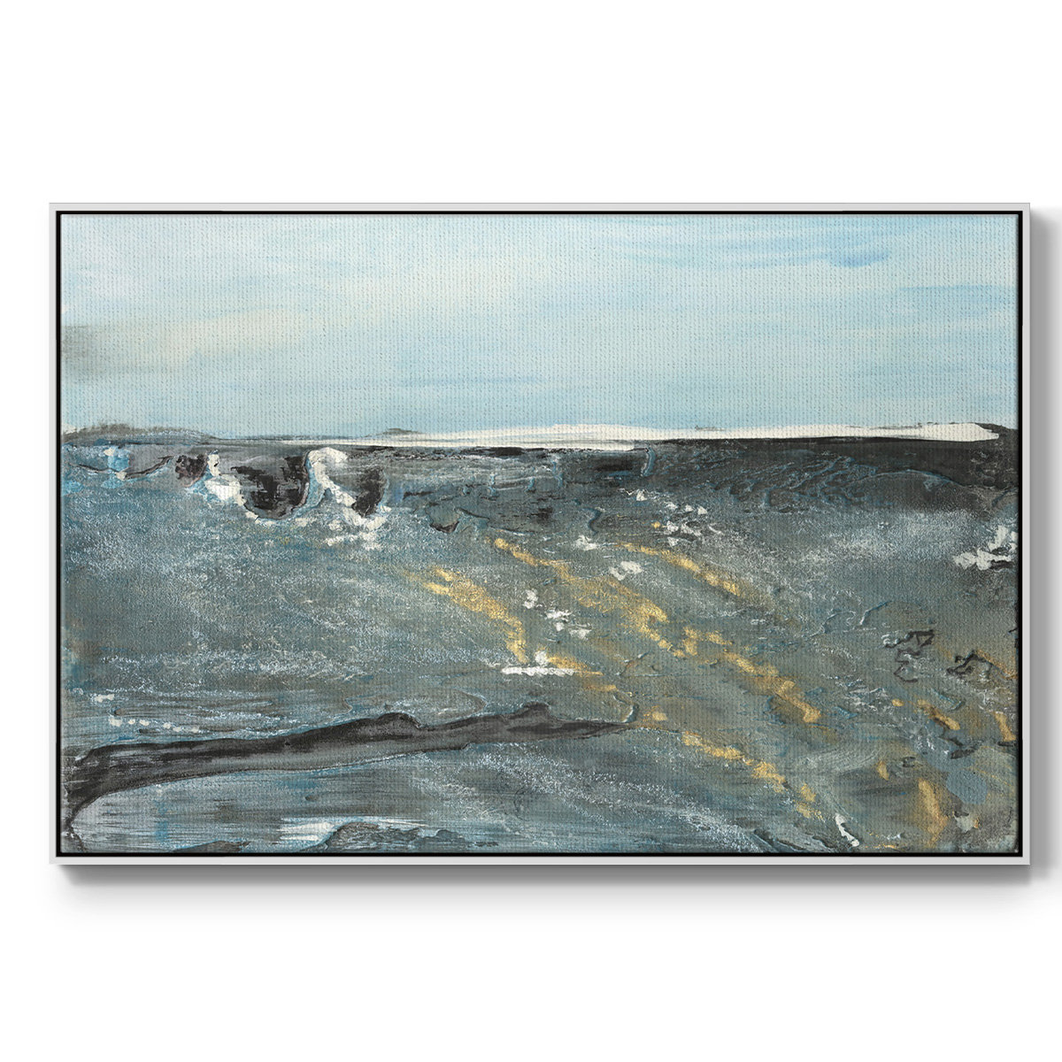 Wexford Home Flow Of Love In Ocean II Framed On Canvas Print | Wayfair