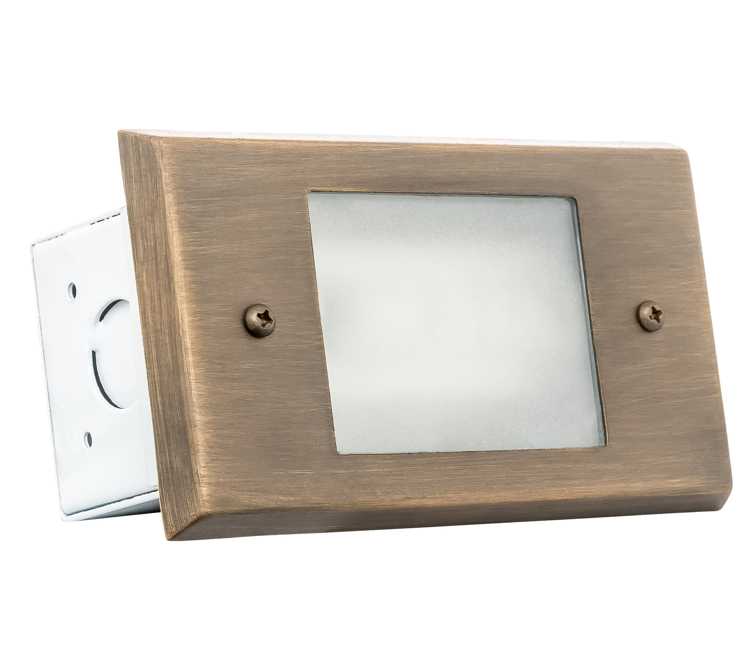 Westgate Mfg. Bronze Low Voltage Integrated LED Metal Step Light | Wayfair