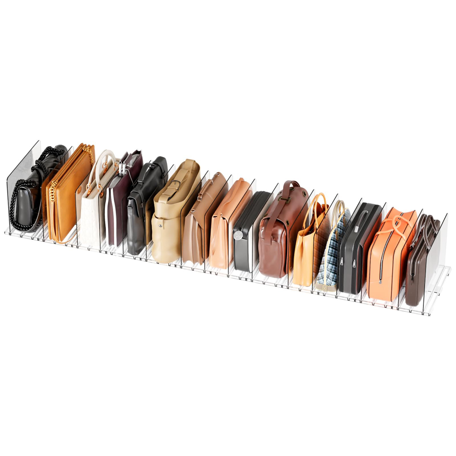 Rebrilliant 16Pack Acrylic Clear Shelf Dividers For Closet Organization ...