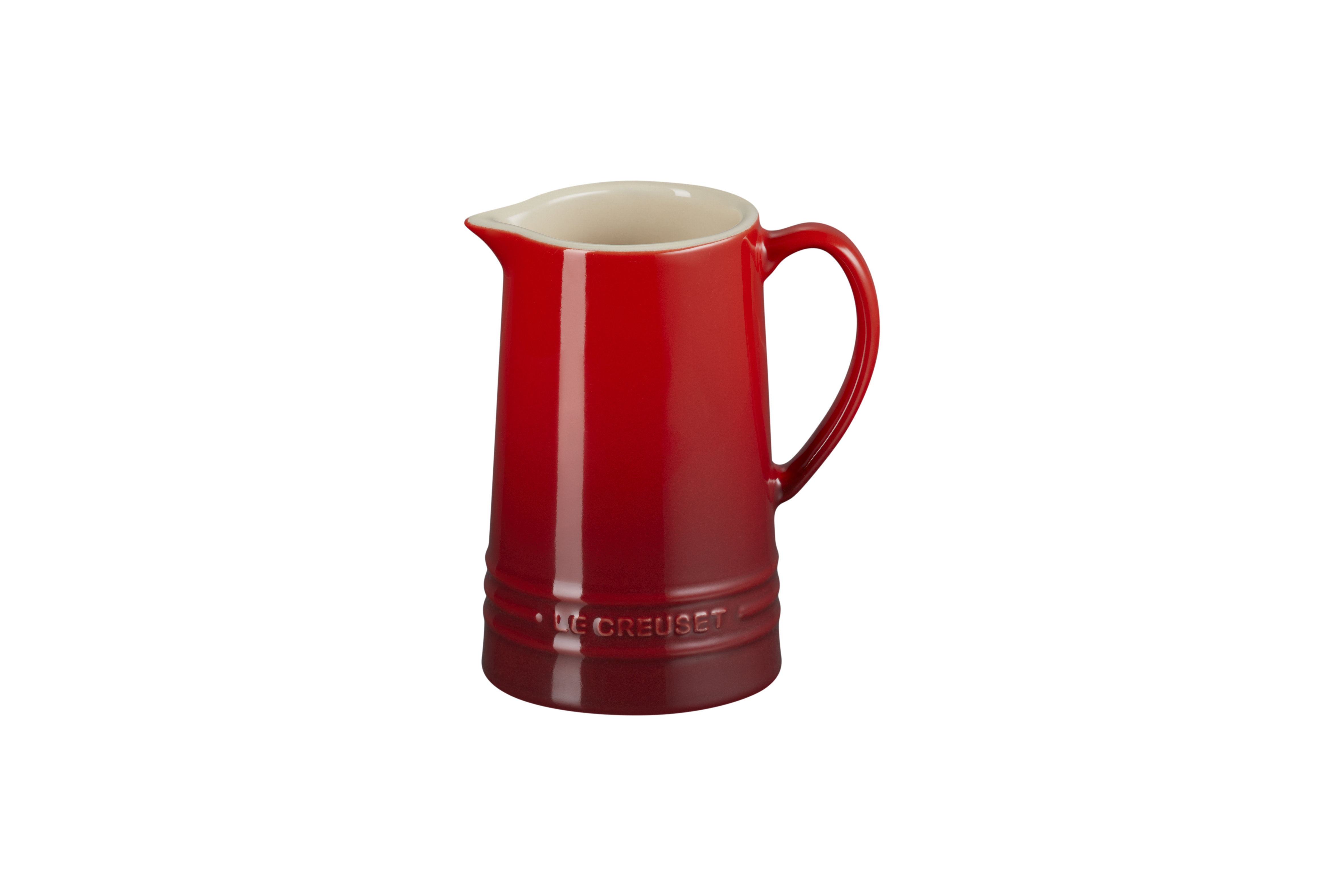 Le Creuset Stoneware Signature Pitcher 10 Oz. Cerise | Wayfair