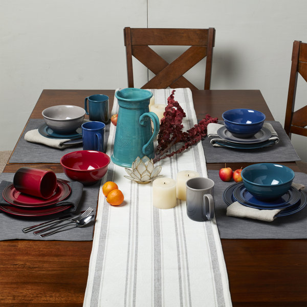 Mason Craft & More Festival Dinnerware Ombre 12 Piece Set, Service for ...