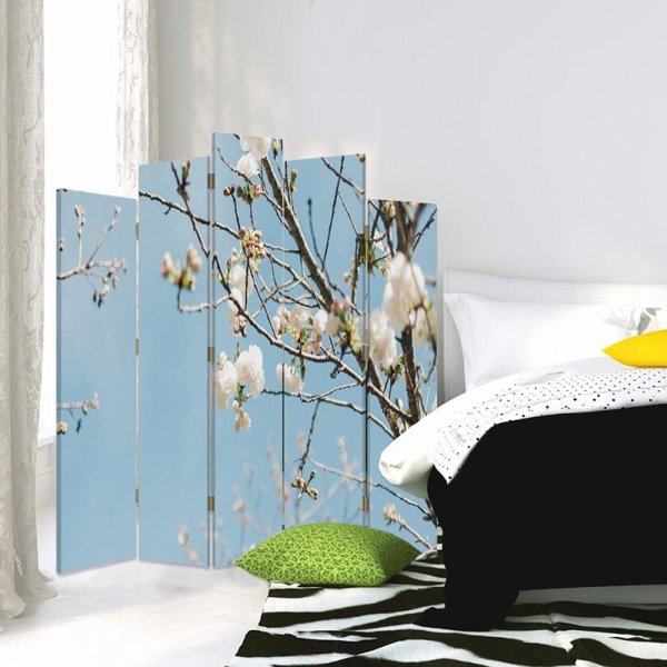 17 Stories Adorion 180cm W x 170cm H 5 - Panel Room Divider | Wayfair.co.uk