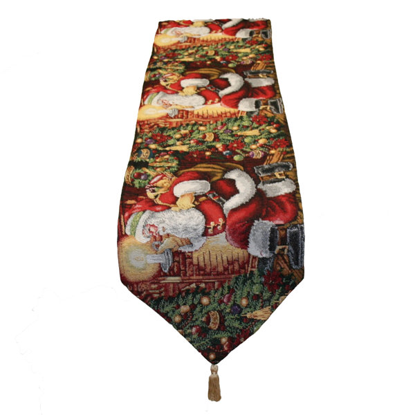 The Holiday Aisle® Santa Claus Table Runner & Reviews | Wayfair