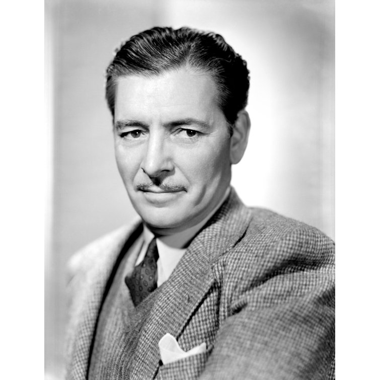 Globe Photos Entertainment Close-up Of Ronald Colman On Paper ...